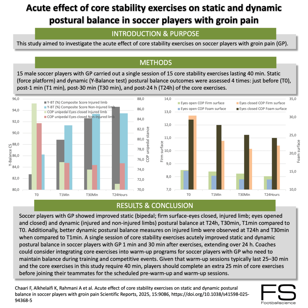 Acute effect of core stability exercises on static and dynamic postural ...